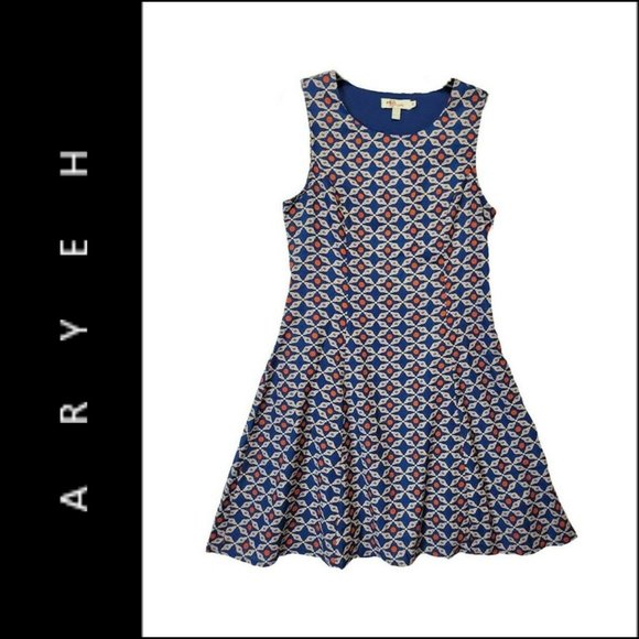 Aryeh | Dresses | Aryeh Womens Sleeveless Flare Dress Size Medium ...